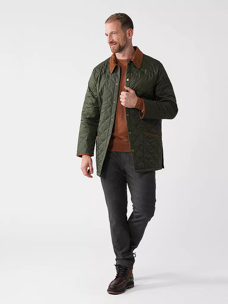 BARBOUR Leichtsteppjacke LIDDESDALE olive